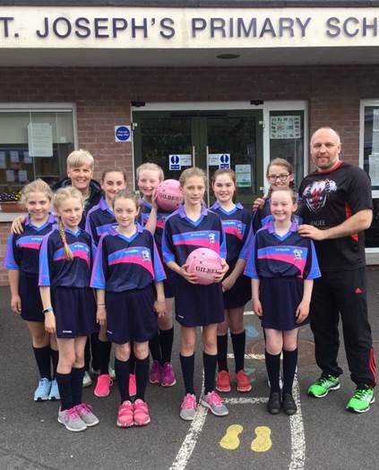 New Netball Kit Sponsored by Brian Magee